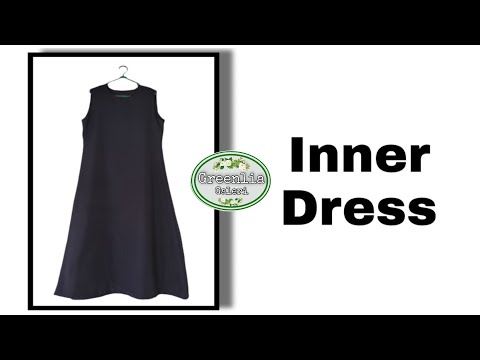 Menjahit INNER DRESS Tanpa OBRAS full Tutorial.