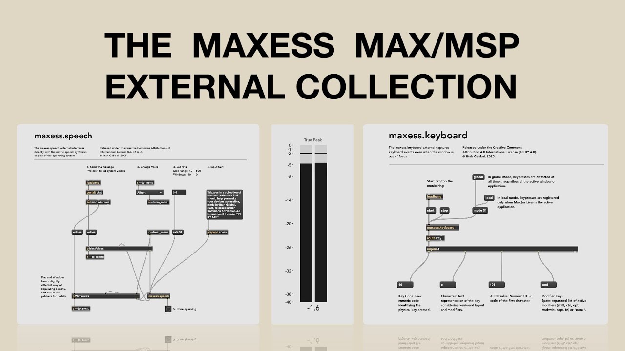 The Maxess Max/Msp external Collection - YouTube