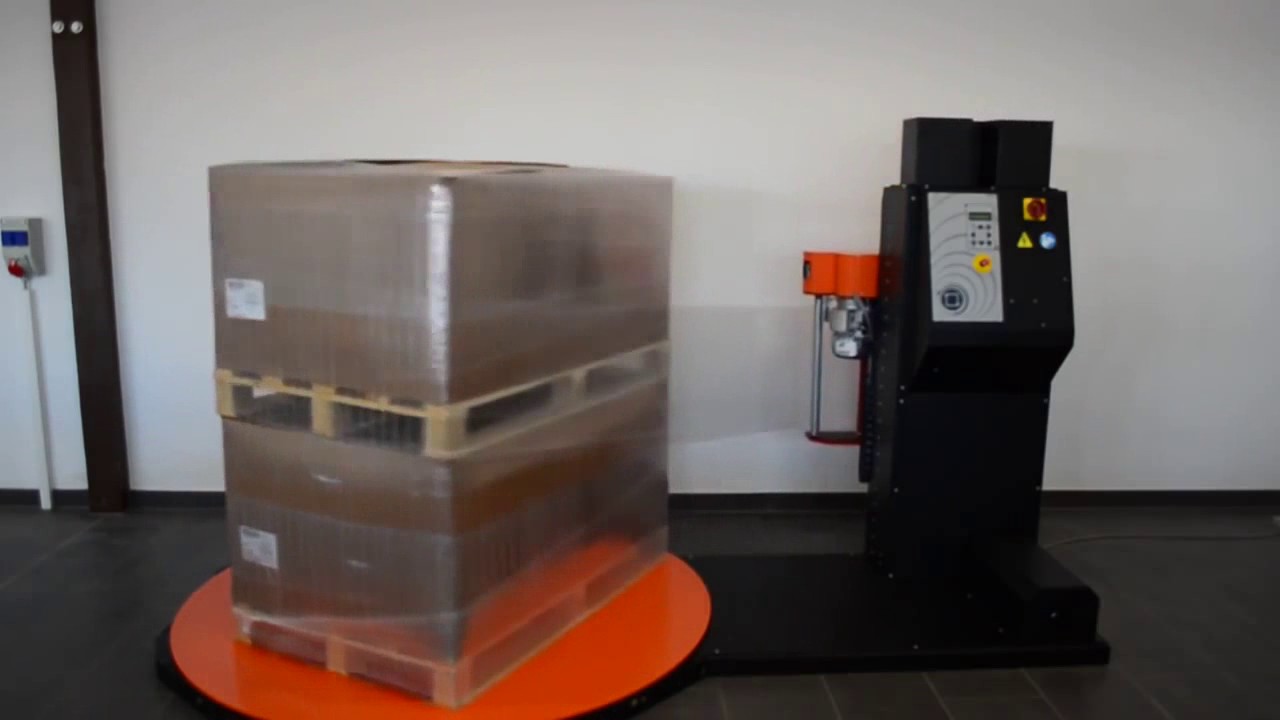 Espac Limited | Evopac Darwin Pallet Wrapping Machine - YouTube