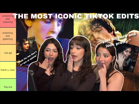 ranking the most ICONIC TIKTOK EDITS of all time! - YouTube