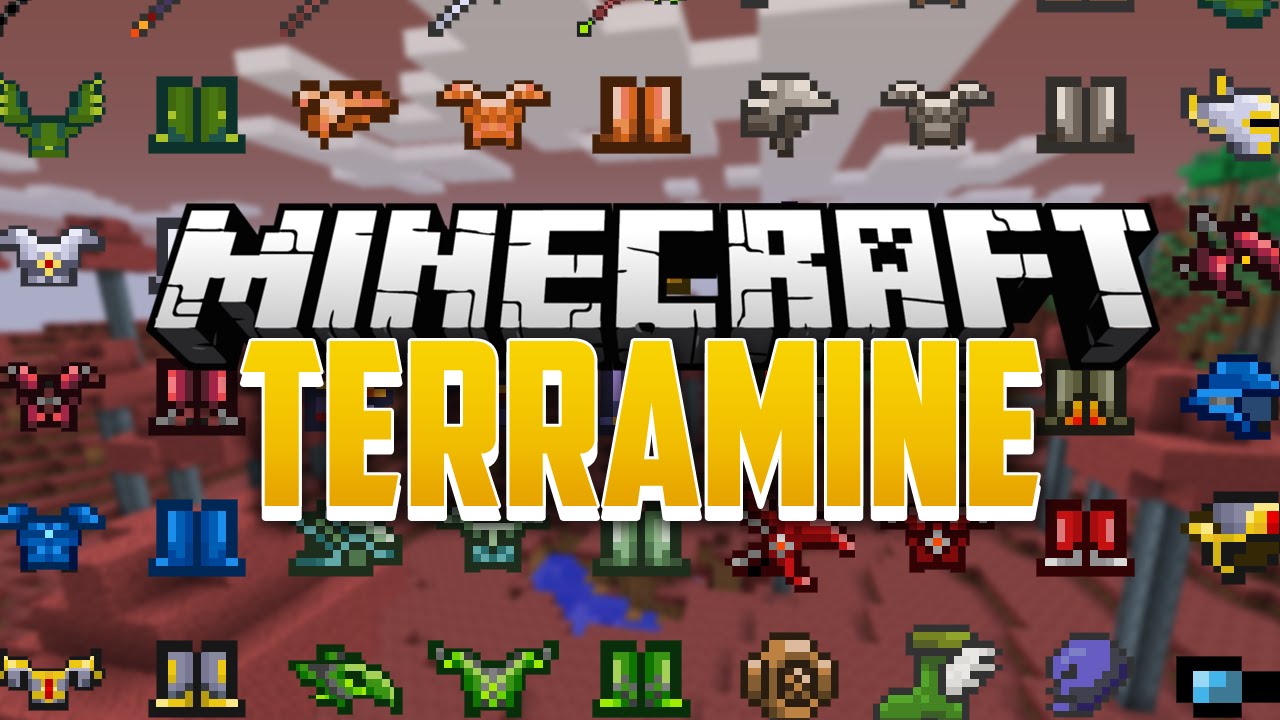 Minecraft Mods: Terramine!! (Terraria + Minecraft) | "Minecraft Mod ...