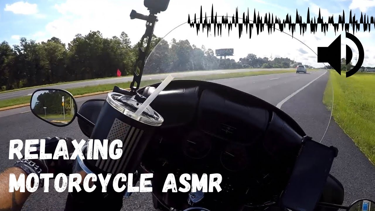Motorcycle ASMR Ride | Harley Davidson Sound | Silent Vlog - YouTube