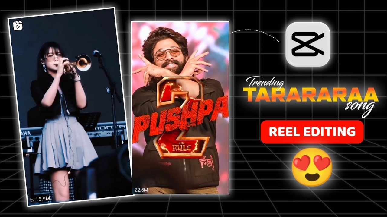 Taa Rara Raaa Allu Arjun Instagram Trending Reels Editing | New CapCut ...