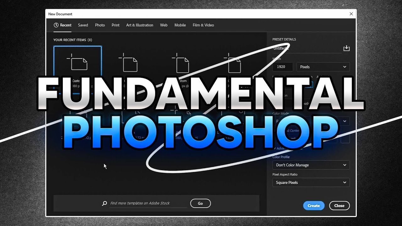 Tampilan Awal - Fundamental Photoshop 1 - YouTube