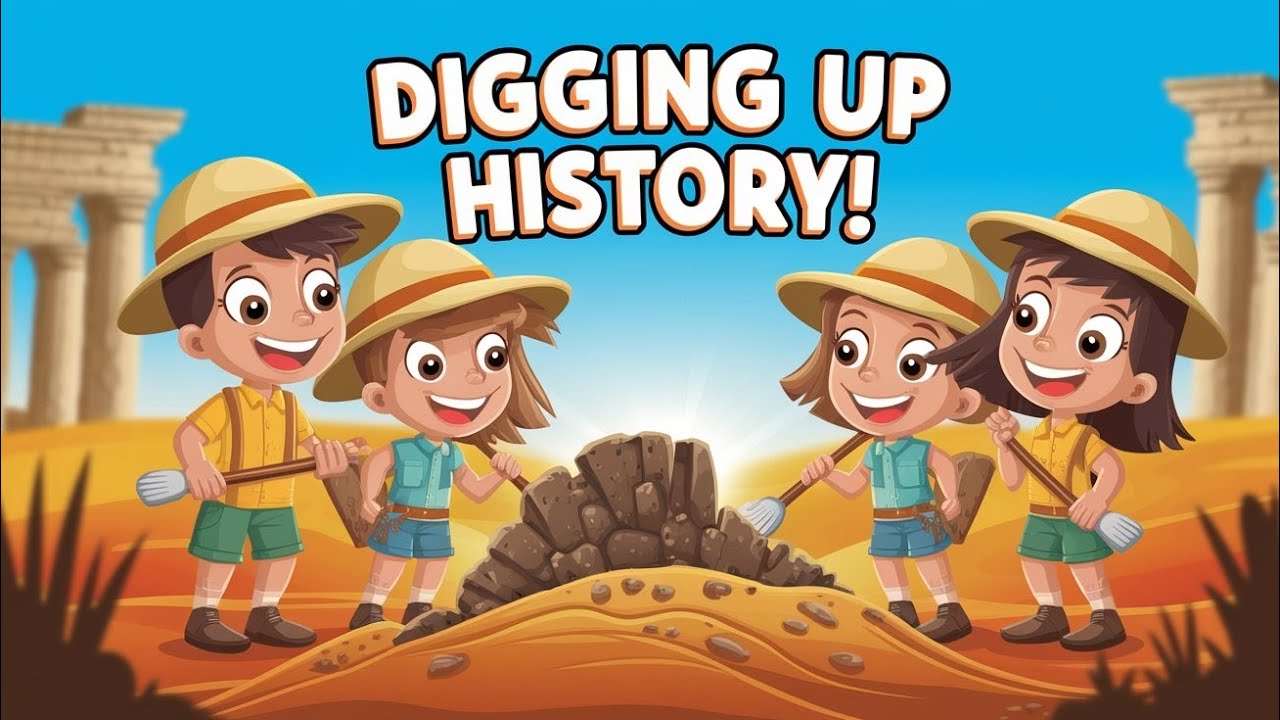 Junior Archaeologists Digging Up History | Kids Video - YouTube
