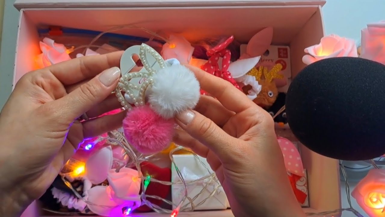 ASMR 💗 Girls Hair accessories & Jewellery #asmr #jewellery #hair #gold ...