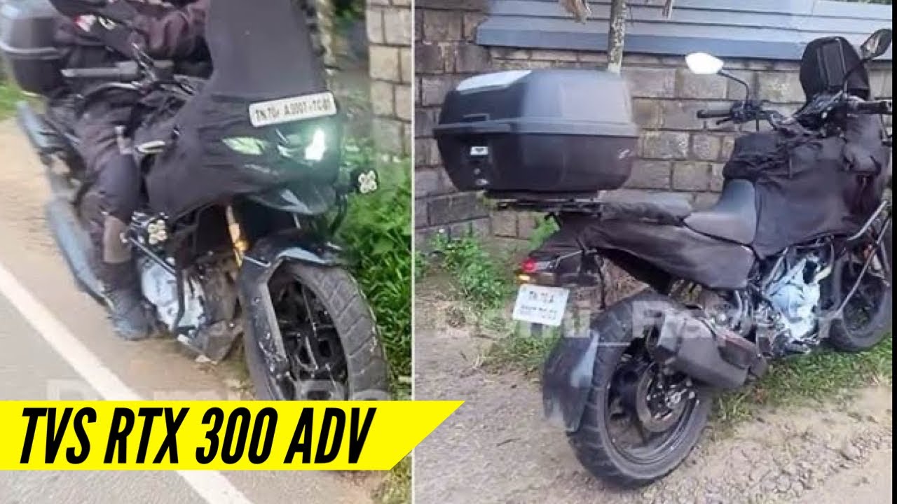 TVS Apache RTX 300 Revealed 2025 | 1st Look TVS Adventure Bike Features ...