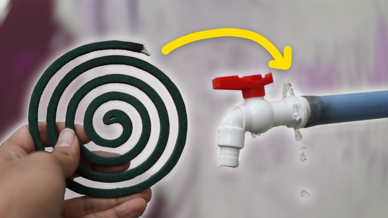 THER BENEFITS OF MOSQUITO DRUG! cover the hole in the faucet pipe - Pvc ...