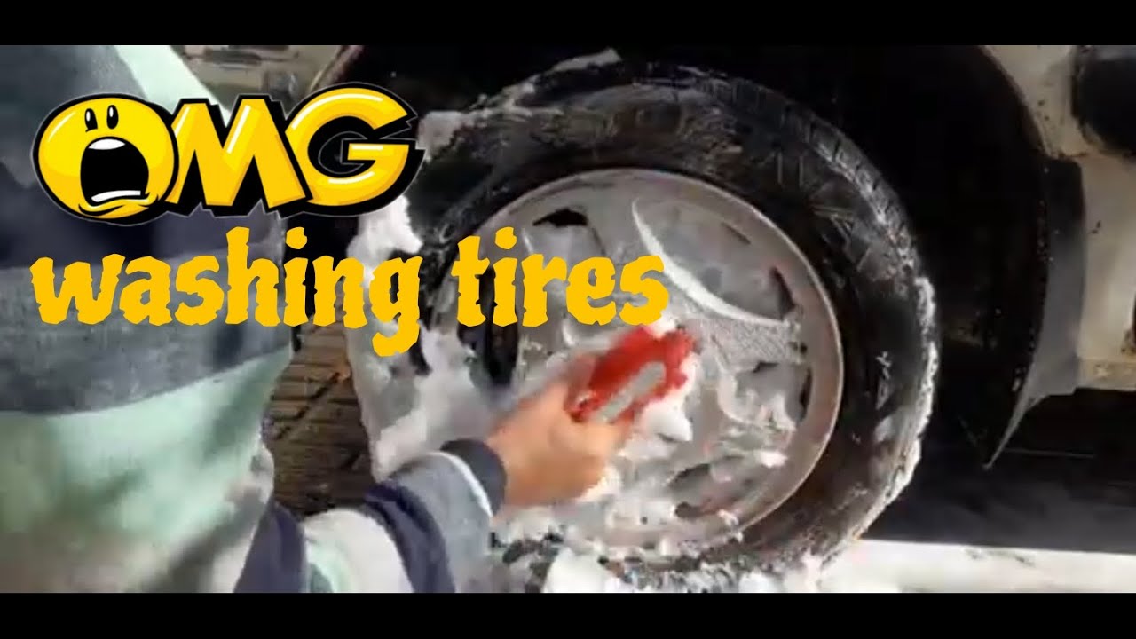 Secrets of professional washing for your car tires - YouTube