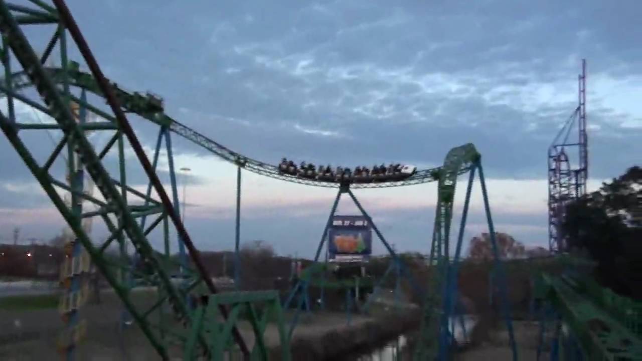 Shockwave (Off-ride HD) Six Flags Over Texas - YouTube