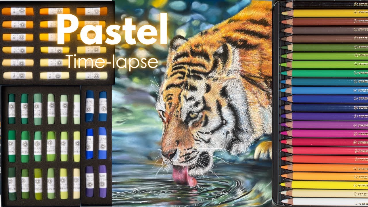 🎨PASTEL DEMO: Short clip of Painting Water in Soft Pastel | ABBY FINE ...