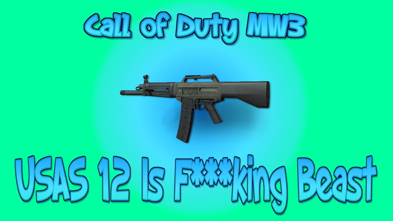 USAS 12 !! Fun To Use This Weapon,MW3 Gameplay (PS3) - YouTube
