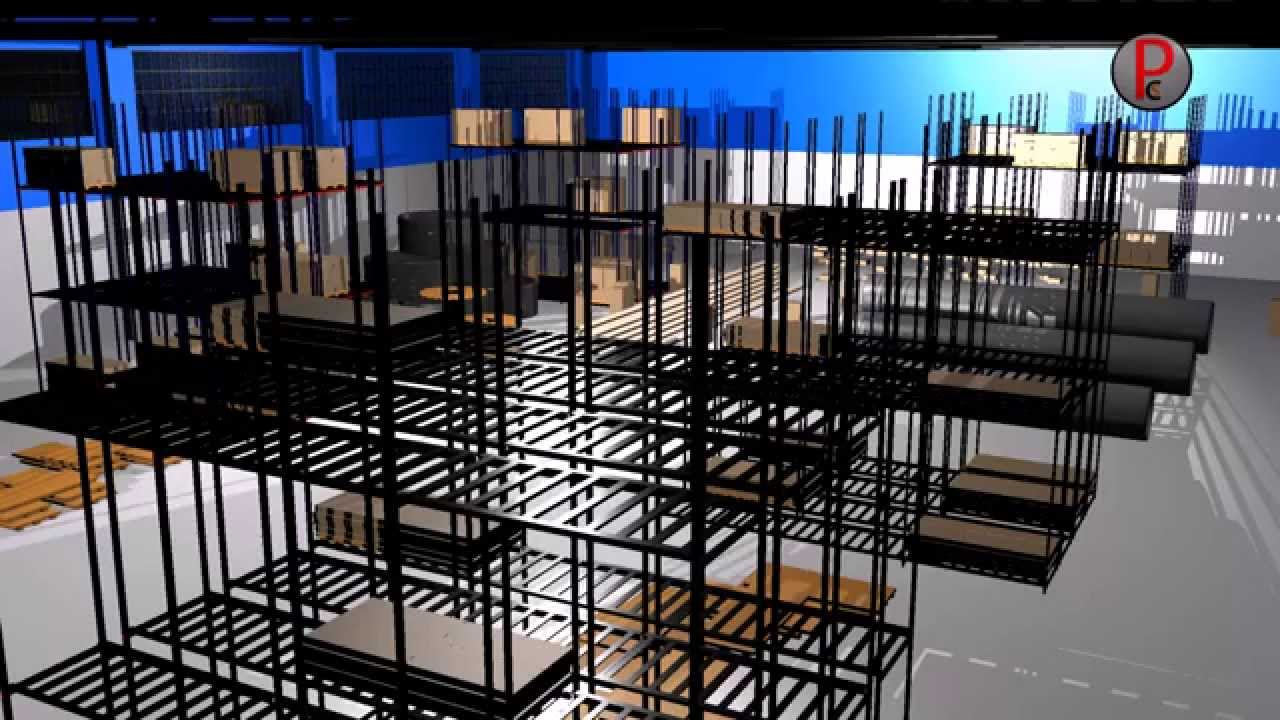 Warehouse set modeling in maya - YouTube