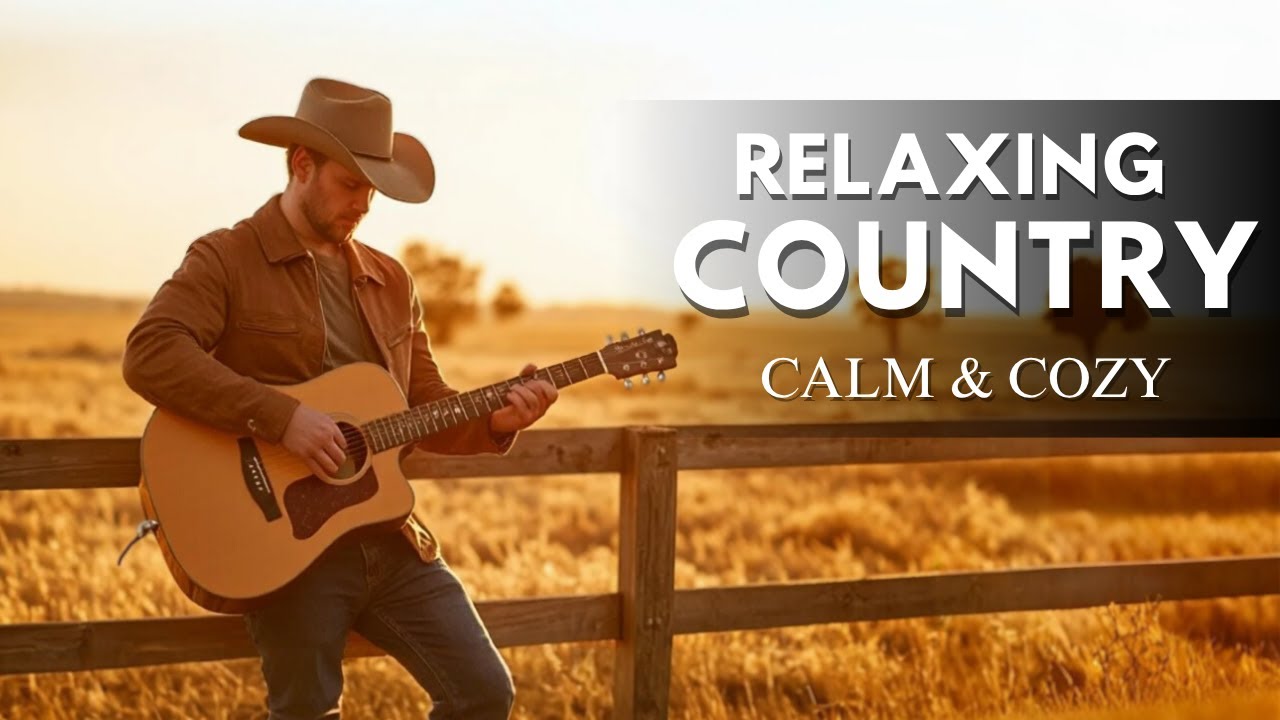 【Country Relax 34】Calm Acoustic Playlist for Sleep, Focus, Work & Study ...