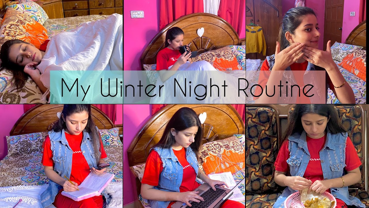 My Winter Productive Night Routine 2021 - YouTube