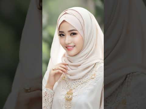 Ai generated beautiful hijab, ai lookbook, stable diffusion models, 4k ai art