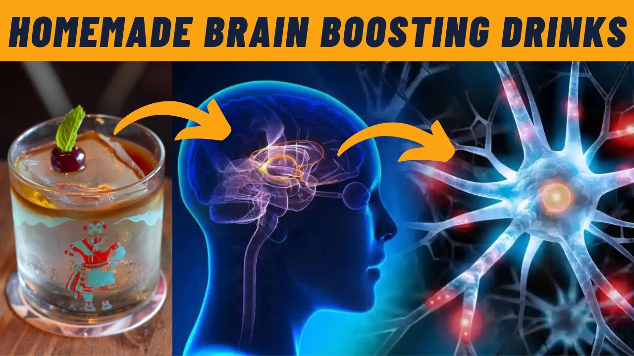 Easy homemade drinks for Brain Power - YouTube