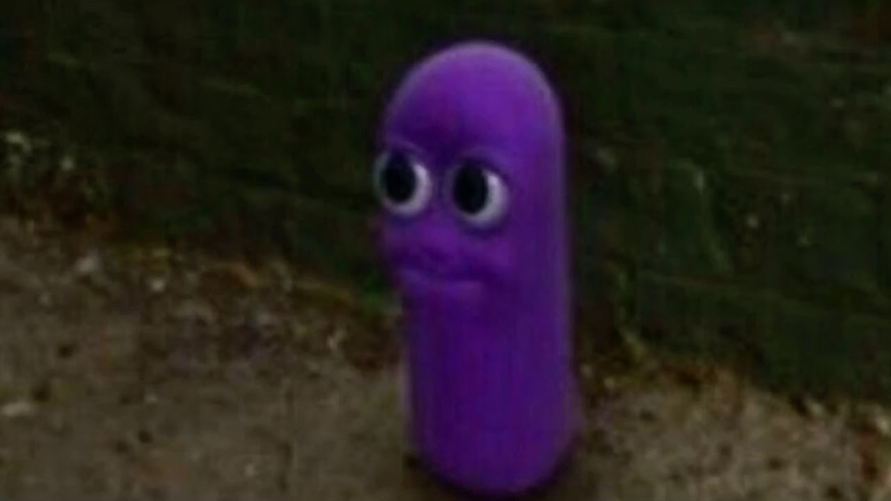 Purple Johnny the inchworm - YouTube