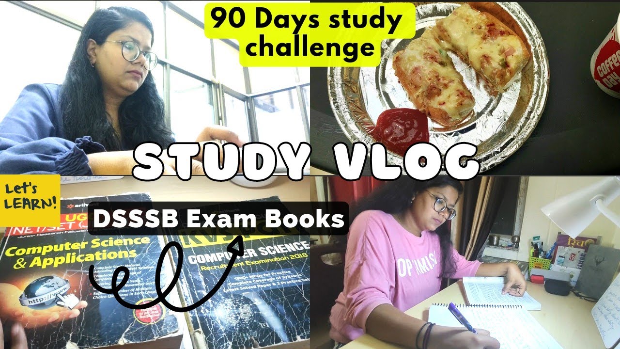 DSSSB Exam preparation🎯My study books details|Day4/90 challenge🥵 #studyvlog #dsssb - YouTube