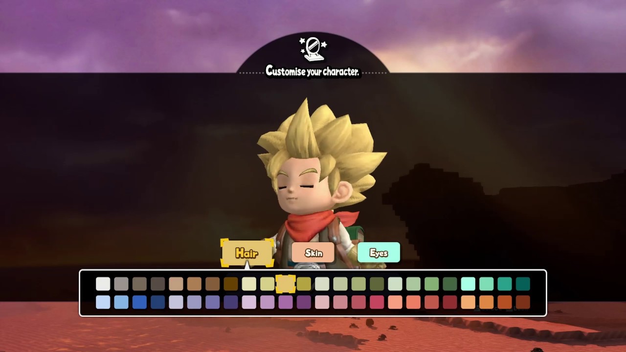 DQB2 EP1 Character Creation Options - YouTube