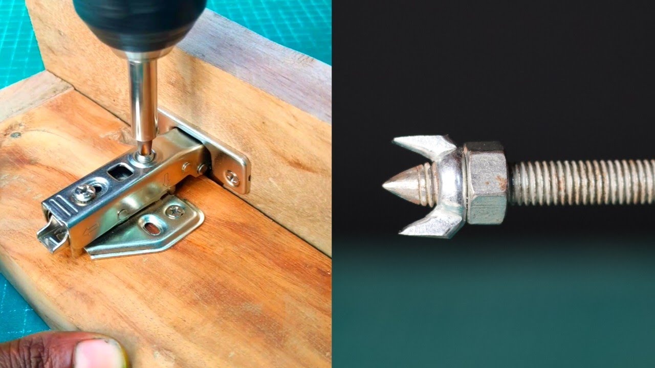 Easy To Install Door Hinges || Woodworking Tips And Tricks - YouTube