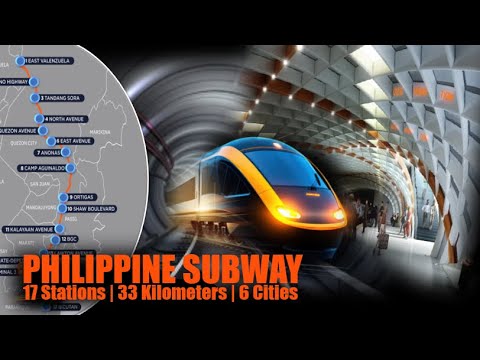 1st Philippine Subway | 33 Kilometers Underneath 6 Major Cities - YouTube