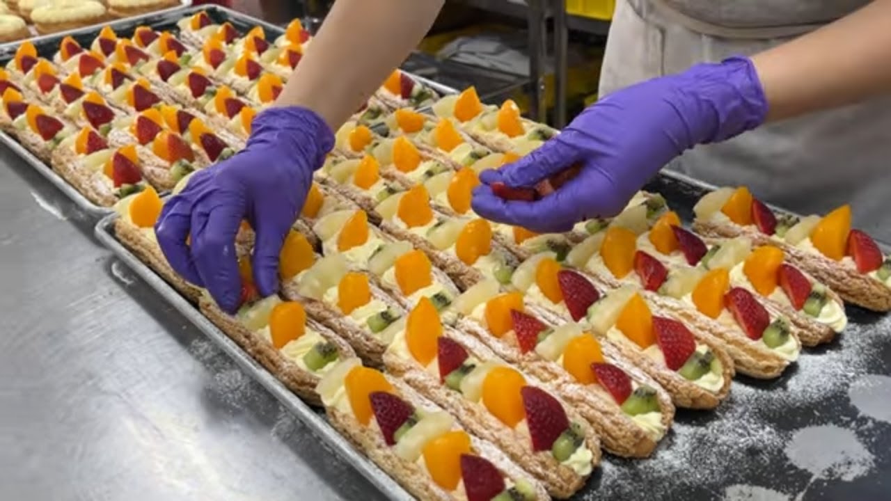 Amazing ! How Creamy Puff is Made - Taiwanese Food - YouTube