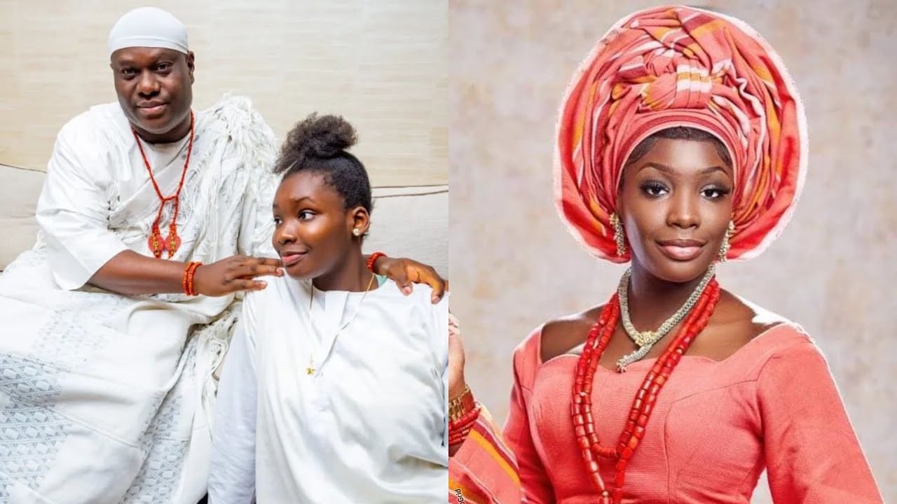 OONI OF IFE DAUGHTER PRINCESS ADEWAMIWA OGUNWUSI CELEBRATES 16TH ...