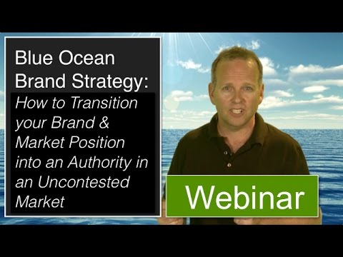 Blue Ocean Brand Strategy Webinar - YouTube