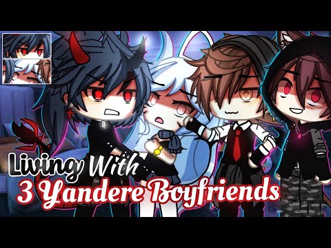 𝐋𝐢𝐯𝐢𝐧𝐠 With 3 𝐘𝐚𝐧𝐝𝐞𝐫𝐞 𝐁𝐨𝐲𝐟𝐫𝐢𝐞𝐧𝐝𝐬 | GLMM / GCMM | Gacha Life Mini Movie