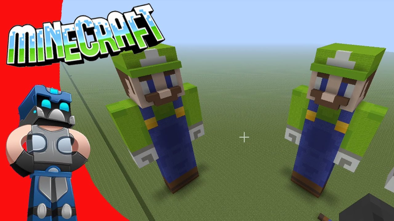 Luigi Skin Pixel art Minecraft Tutorial / Como hacer a Luigi Pixel art ...