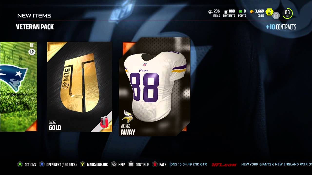Madden 16 MUT Veteran Packs With 3 Pro Pack Topper!!!! - YouTube