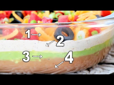 4 Simple Ways to Make Your Mexican Layer Dip 100X BETTER!