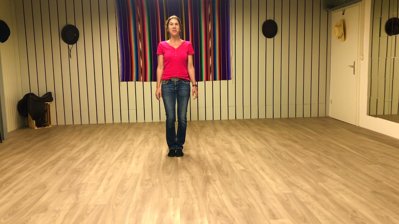 Kissed A Cowboy - Line Dance (TEACH) - YouTube