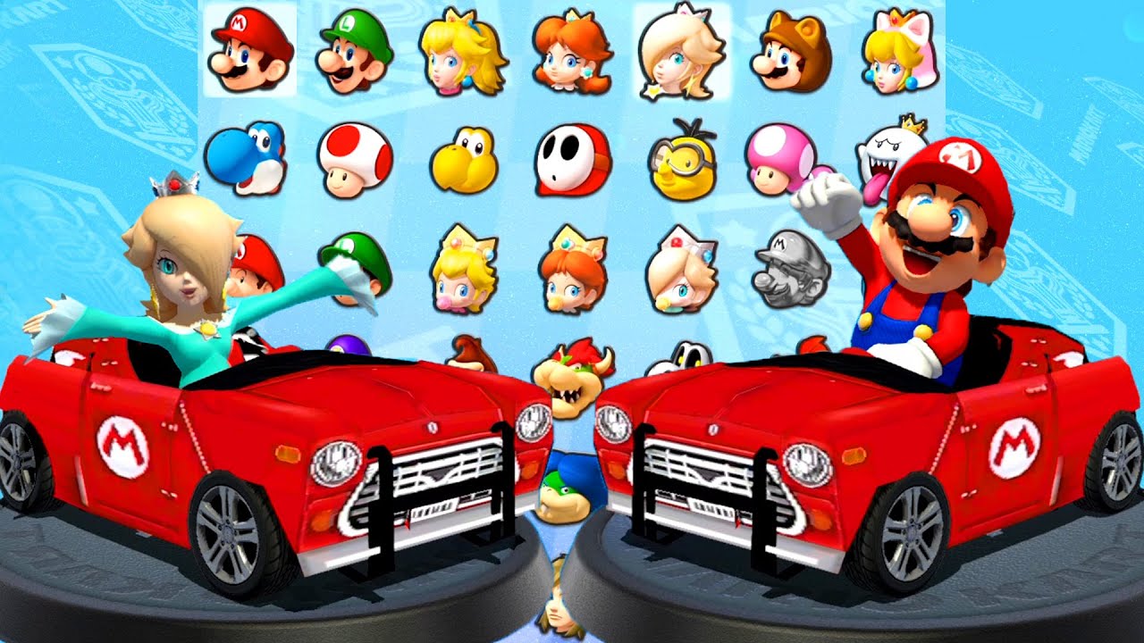 Mario Kart 8 Deluxe - Mario , Rosalina ,Daisy Driver Custom Mini Cooper ...