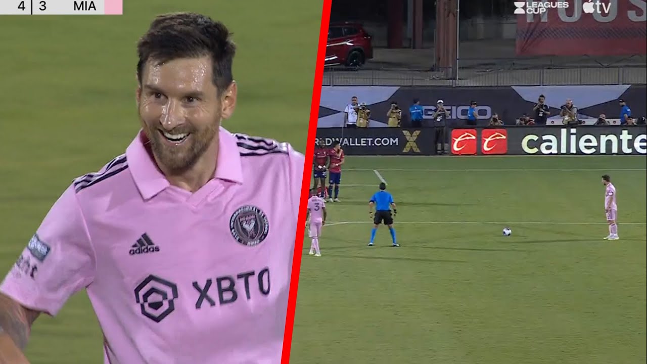 Lionel Messi Brace Goal vs FC Dallas - YouTube