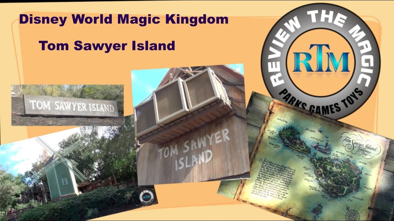 Tom Sawyer Island (LOG RAFT RIDE AND WALKTHROUGH) Disney World Magic ...