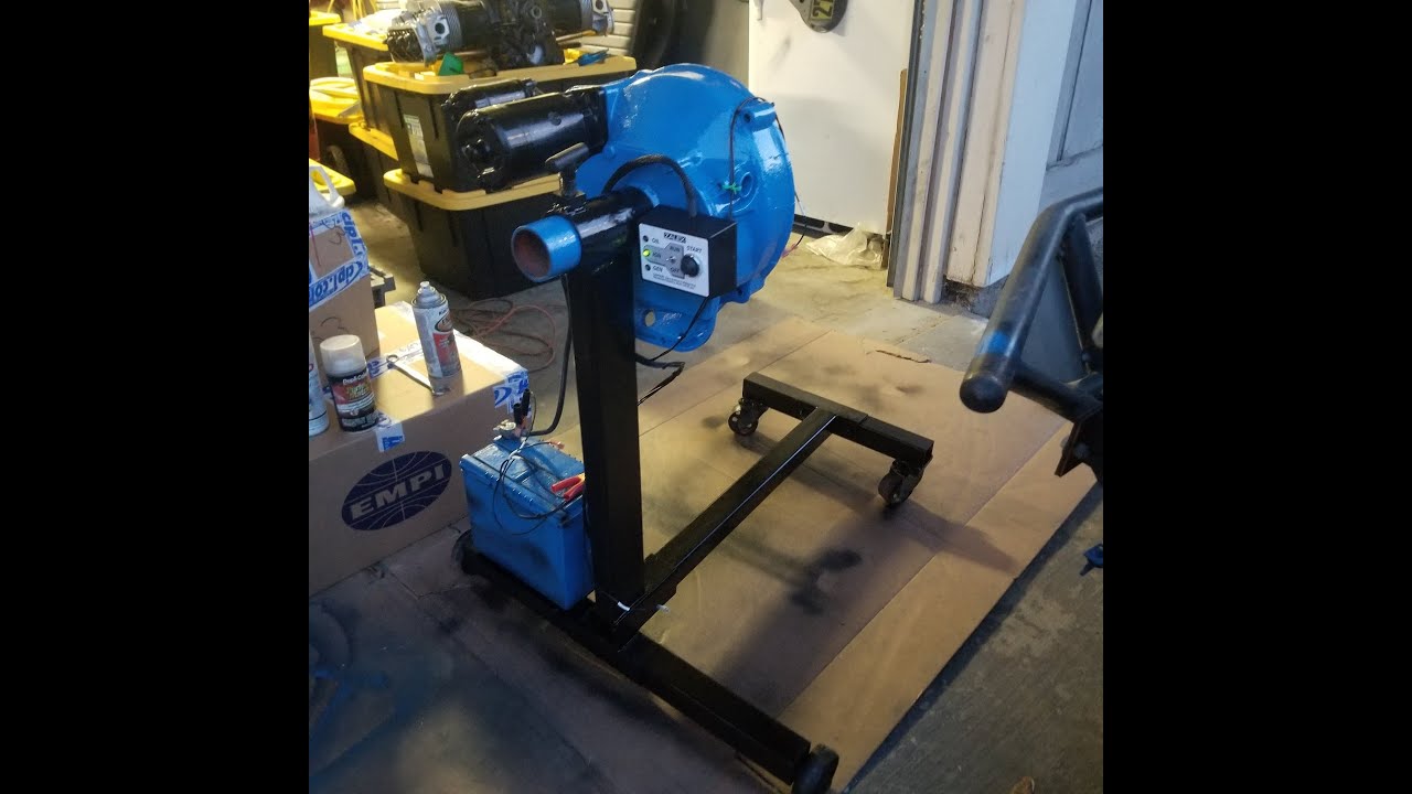 Simple engine run stand for VW motor 2110cc stroker - YouTube