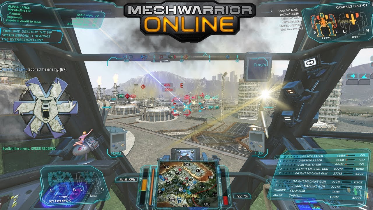 Kitfox Carnage [Mechwarrior Online] - YouTube