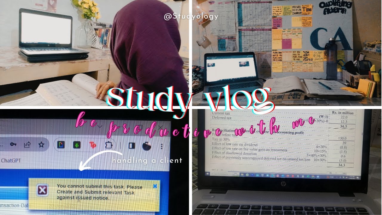 Get Productive wth Me🦋study for finals vlog📚, self care🧇, study slots📖 ...