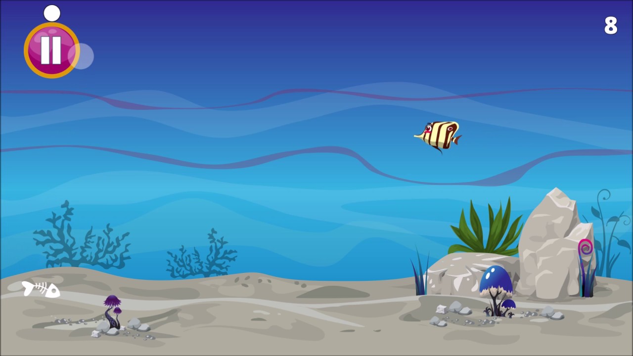 KINKA Eye Tracker Games - gra w rybki (Hungry fish) - YouTube