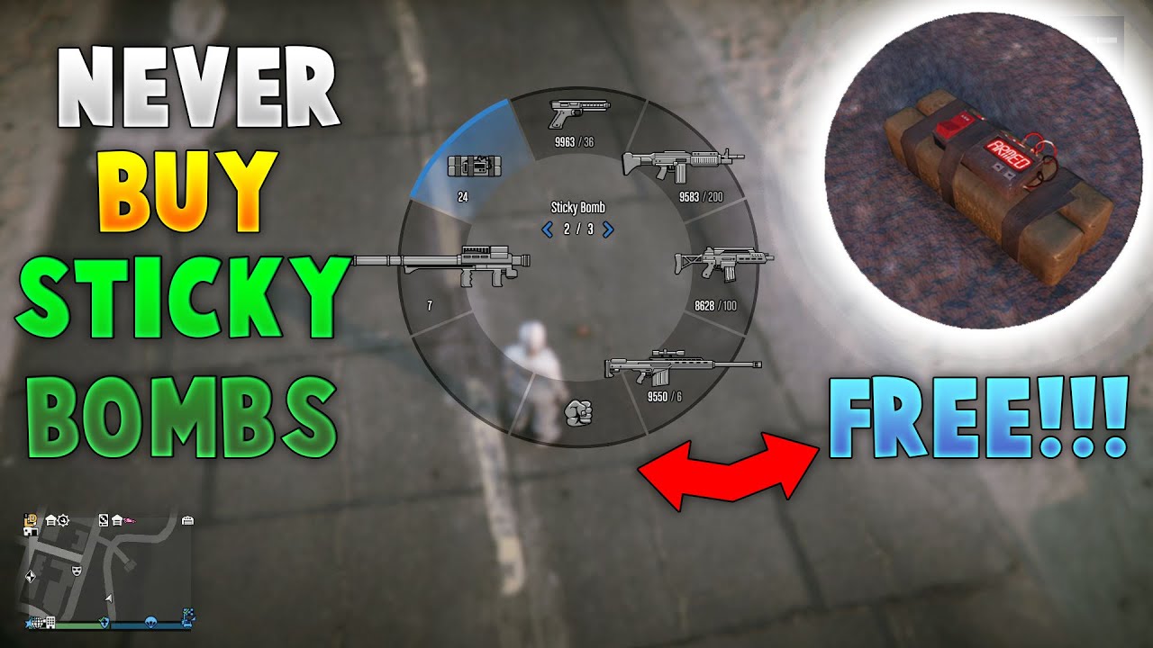 How To Get Unlimited Sticky Bombs (AFTER PATCH 1.51) - YouTube