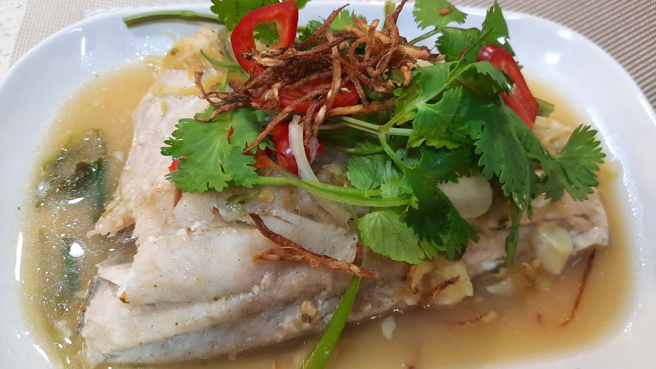 QUICK STEAM GROUPER FISH WITH LIME & GARLIC SAUCE - YouTube