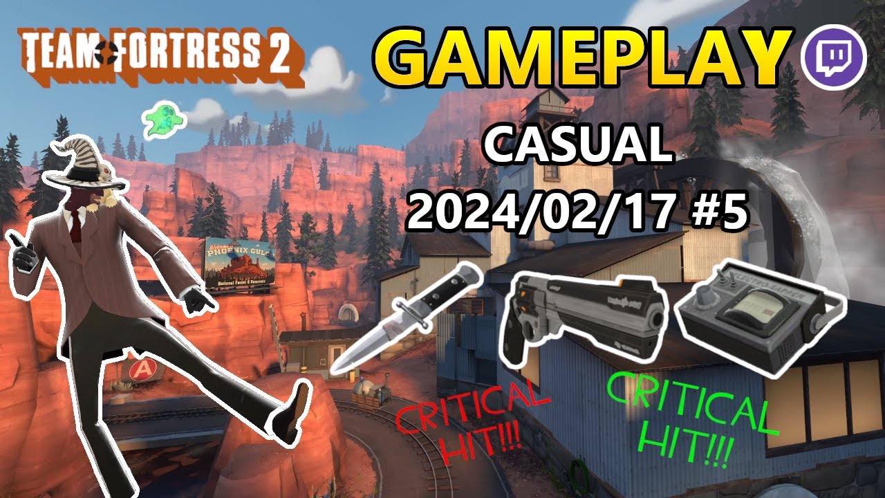 Team Fortress 2 | Twitch | Casual | Gameplay | Phoenix | Spy | 2024/02 ...
