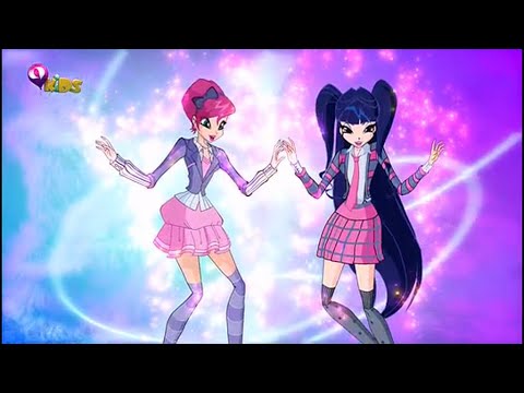 Winx Club - Season 6 Episode 5 - Musa & Tecna's Bloomix Transformation (Albanian/Instrumental)