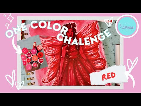 One Color Challenge | Red 💋 - YouTube