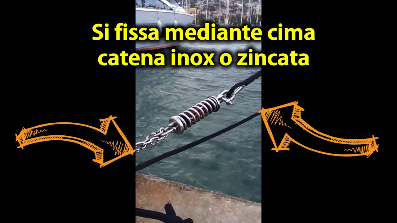 Molla di Ormeggio Azimuthshop Inox - YouTube