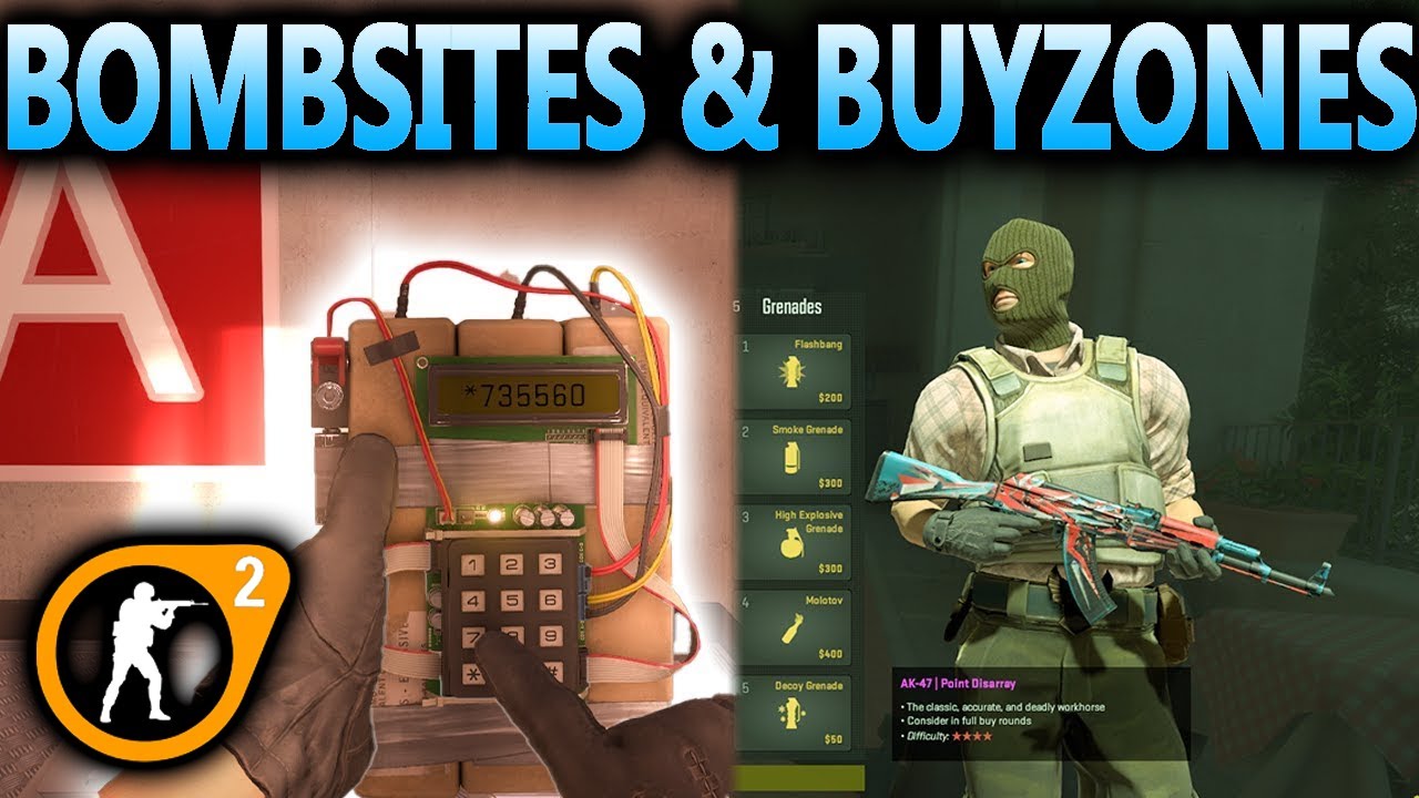HOW TO MAKE BOMBSITES AND BUYZONES IN CS2 HAMMER - YouTube