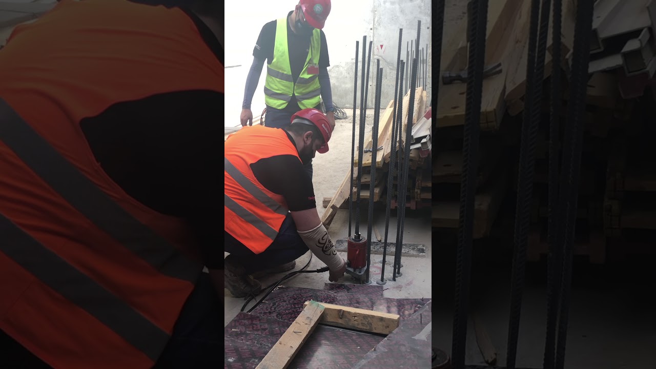 Reinforced Bars Pull Out Test (Fischer) - YouTube