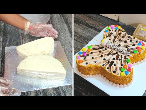 Chocolate Cream Butterfly Cake | Butterfly Cake Decorations ideas